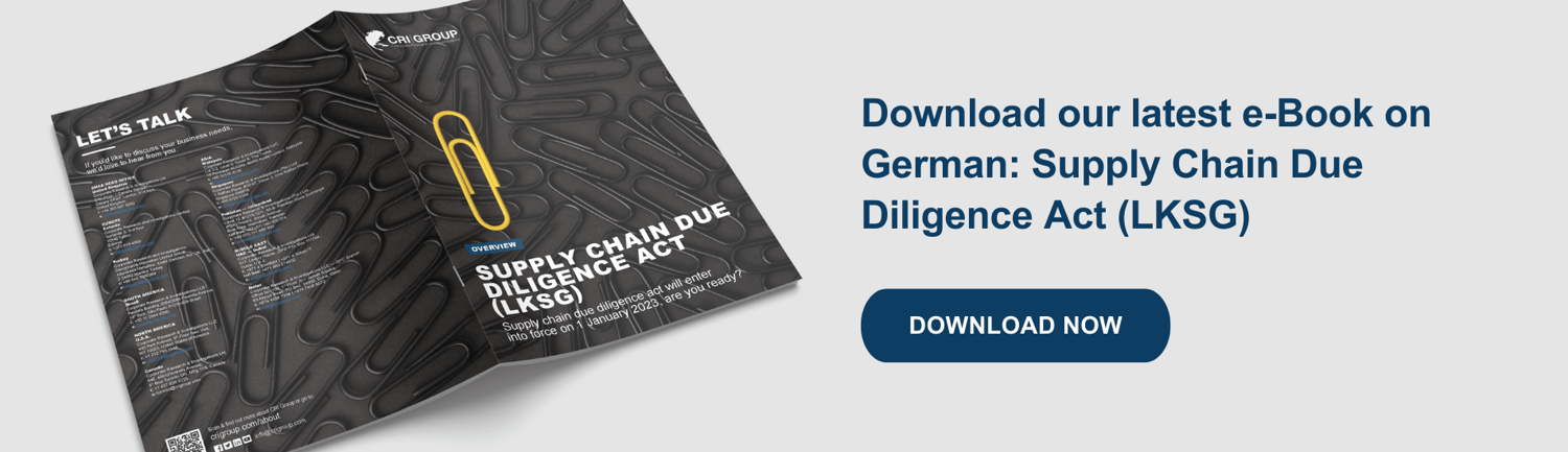 Supply Chain Due Diligence Act (LKSG)